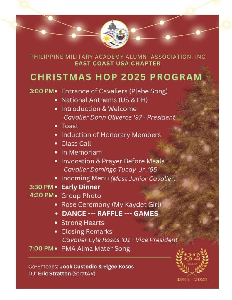 HOP PROGRAM – PMA Alumni Association, East Coast USA Chapter